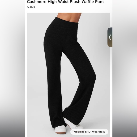 ALO Yoga | Tops | Alo Yoga Black Cashmere Set | Poshmark